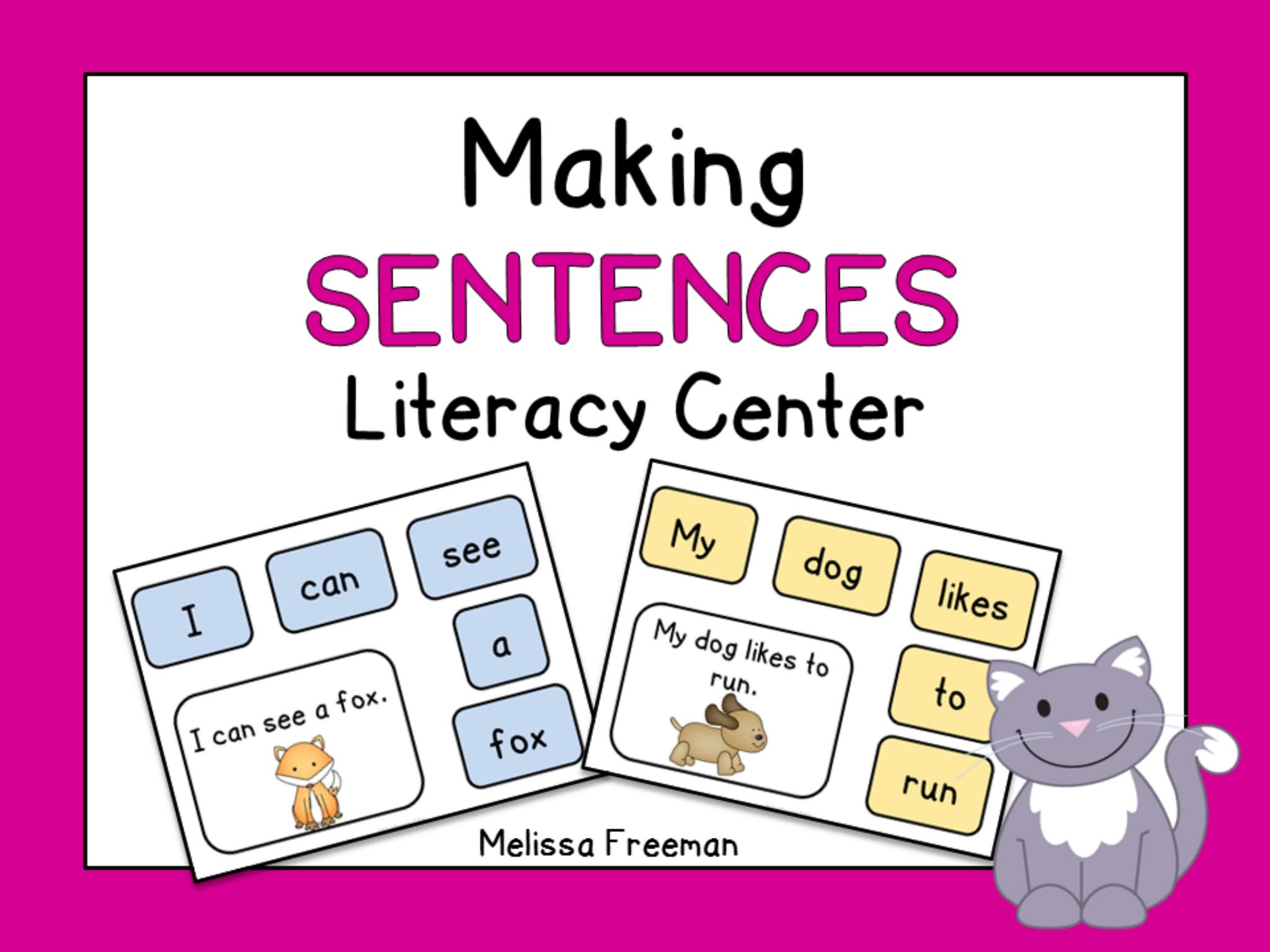 《Making Sentences Literacy Center》单词句子排序五册电子版PDF 百度云网盘下载 | 咿呀启蒙 ...