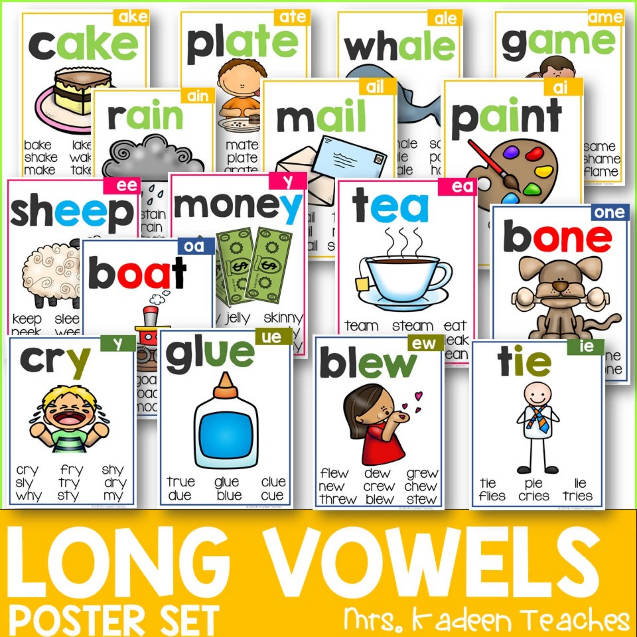 《Phonice Posters – Bundle》131页英文闪卡自然拼读海报电子版PDF 百度云网盘下载 | 咿呀启蒙yiyaqimeng.com